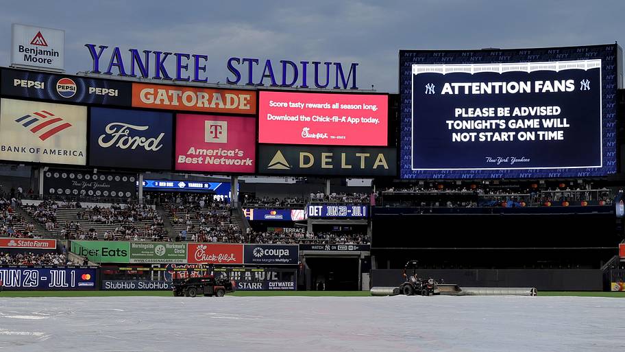 How many Yankees games have been postponed in 2026 season?