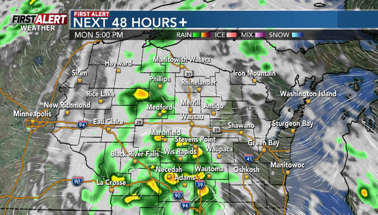 First alert for warmer and more humid weather, risks of storms this week