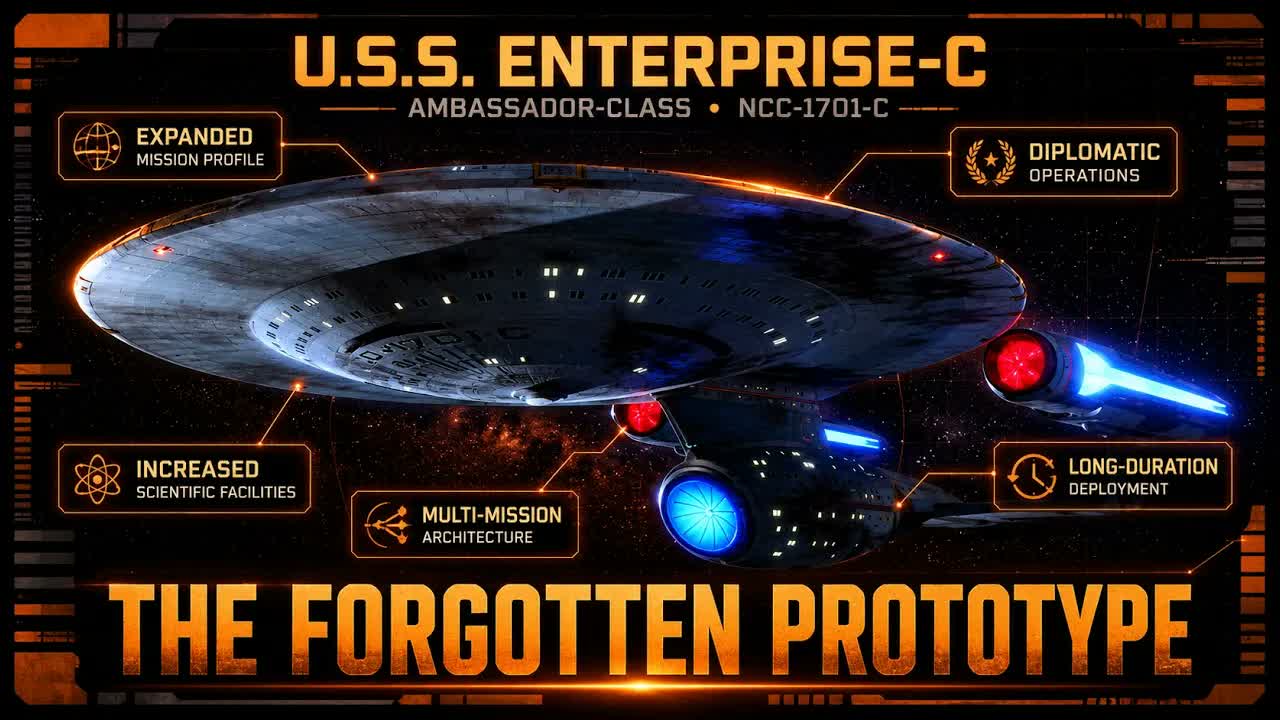 The ambassador class died so the galaxy class could live