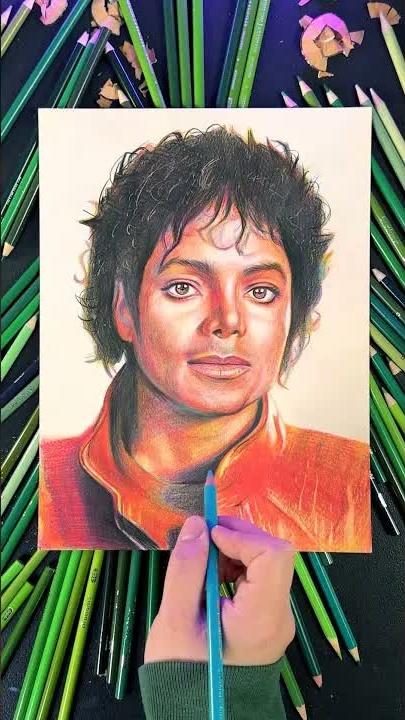 Drawing Michael Jackson but I’m a printer 🖨️ 🎨
