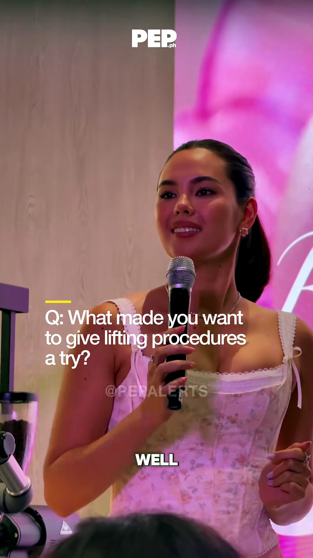 Catriona Gray on trying lifting procedures | #PEPInterviews