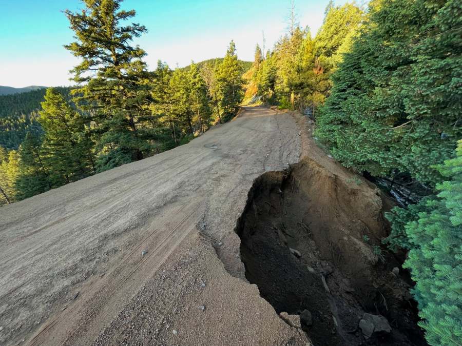 Storm damage closes North Cheyenne Canyon and Gold Camp roads