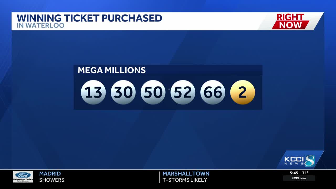 Mega Millions ticket sold in Iowa wins $2 million