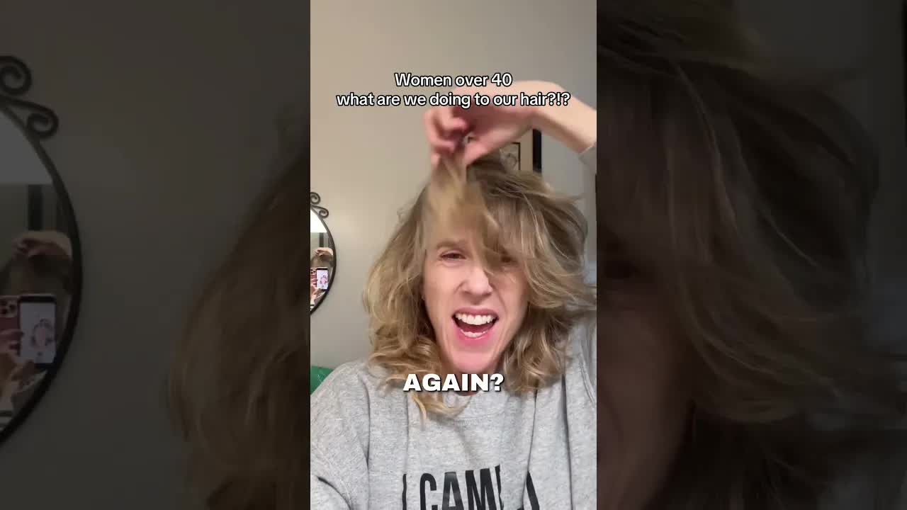Women over 40! What are we doing? Tell me what to do and I’ll do it 💇‍♀️