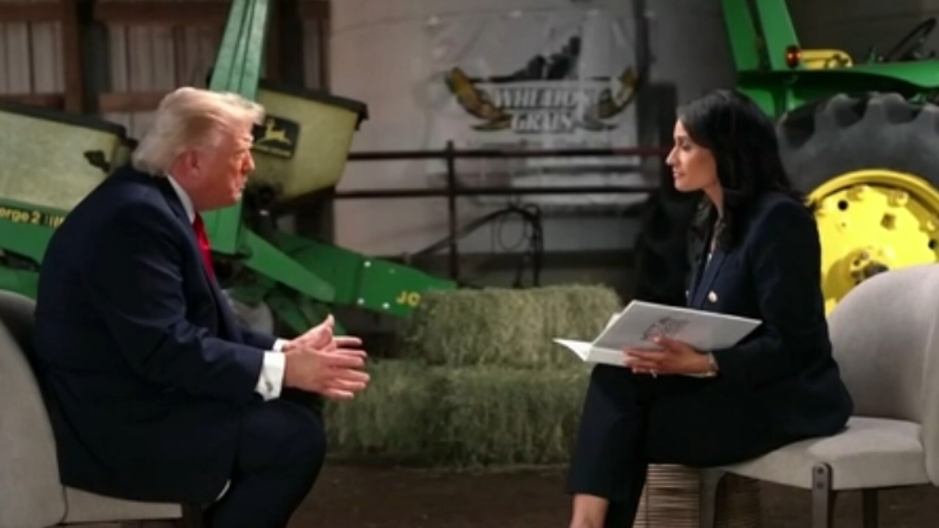 Trump storms out of NBC interview after being pressed about election ...