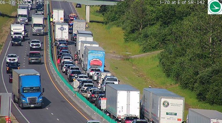 I-70 reopens after multi-vehicle crash