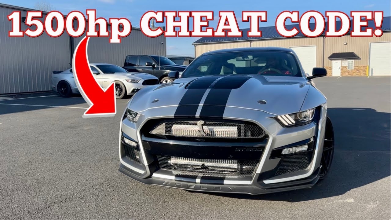 Not fair! 1500hp twin turbo 2020 GT500 is a cheat code!
