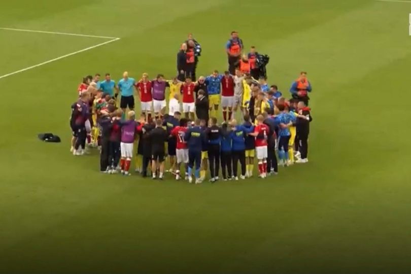 Christian Eriksen collapses on pitch as Denmark v Ukraine abandoned
