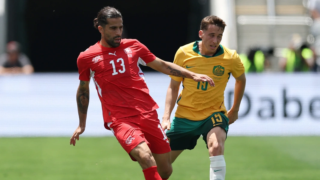 Yengi scores on debut as Socceroos draw with Switzerland