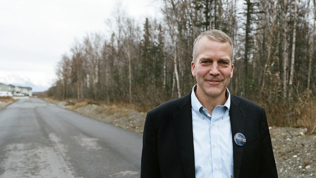 Sen. Sullivan accuses Democrats of backing namesake challenger