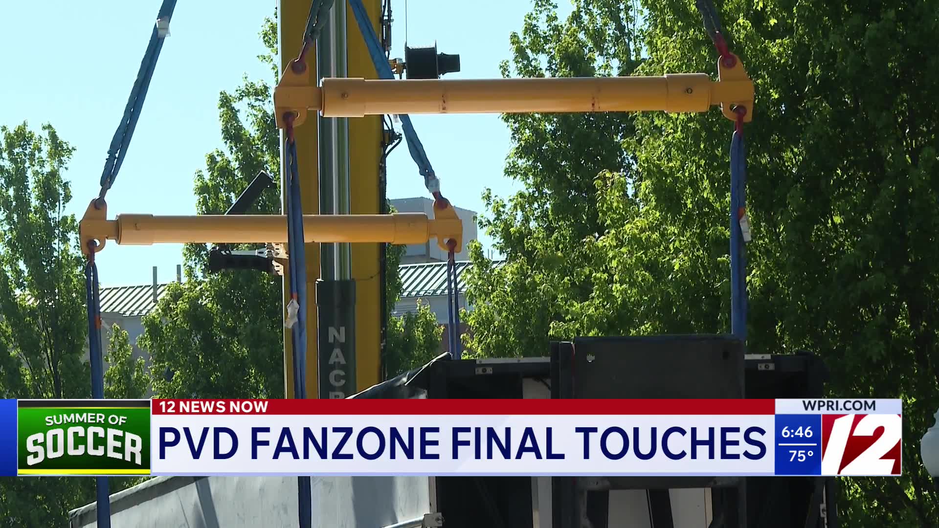 PVD FanZone gets final touches ahead of opening day