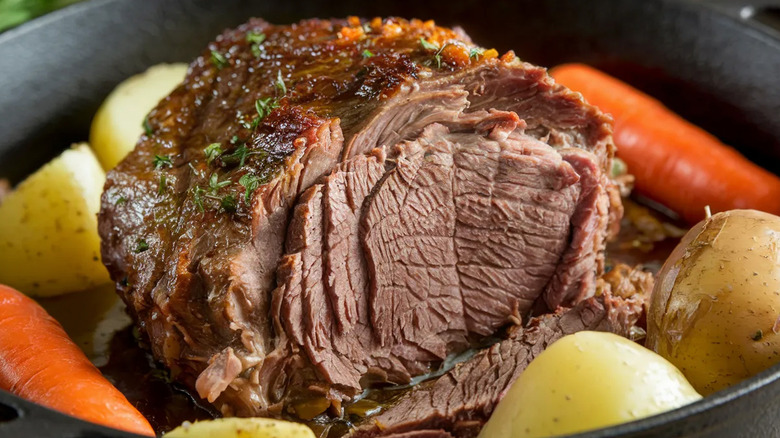 The ideal oven temperature for ultra-tender chuck roast