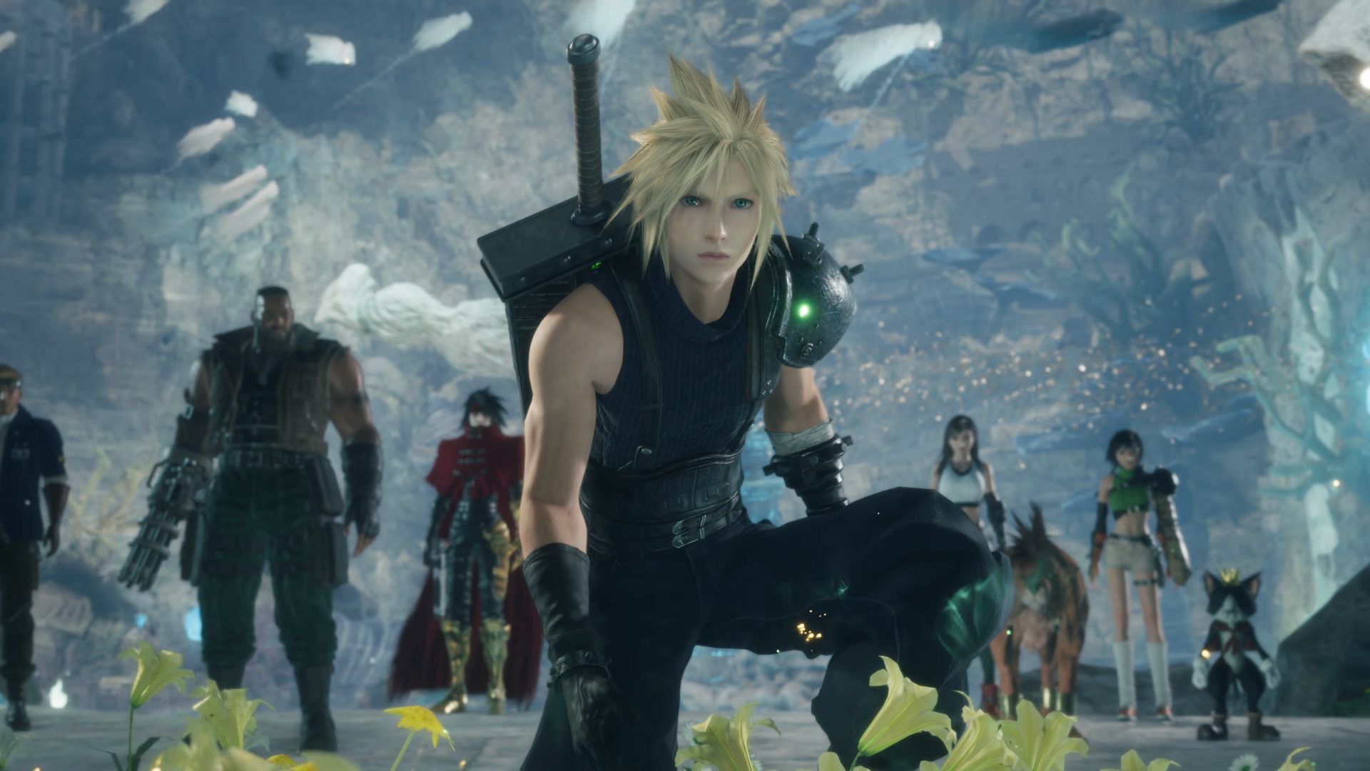 FF7 revelation recreates the original game's menu portraits