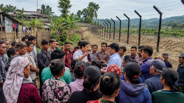 Meghalaya border villagers protest fencing plan, fear being left ...
