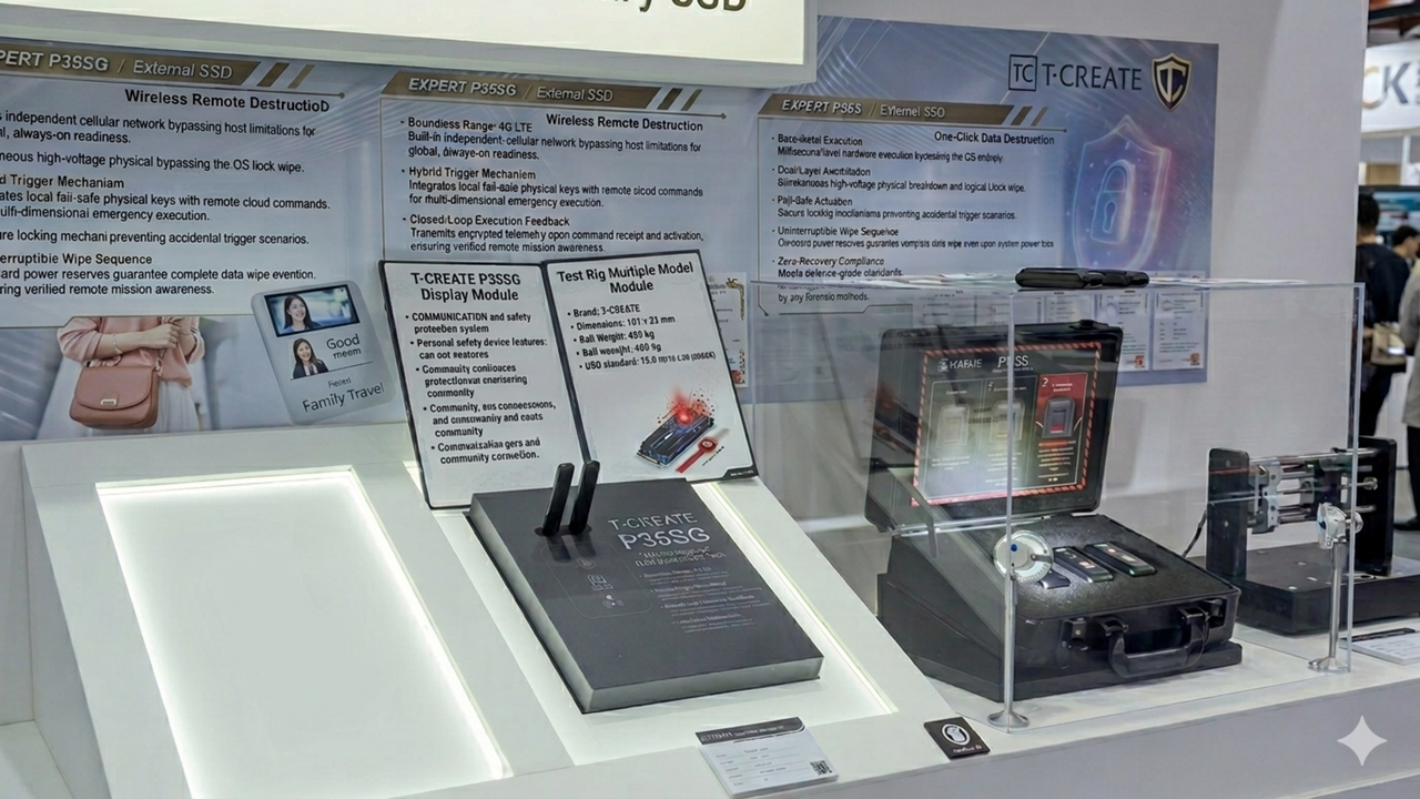 TeamGroup unveils SSD with built-in 4G modem for remote data destruction