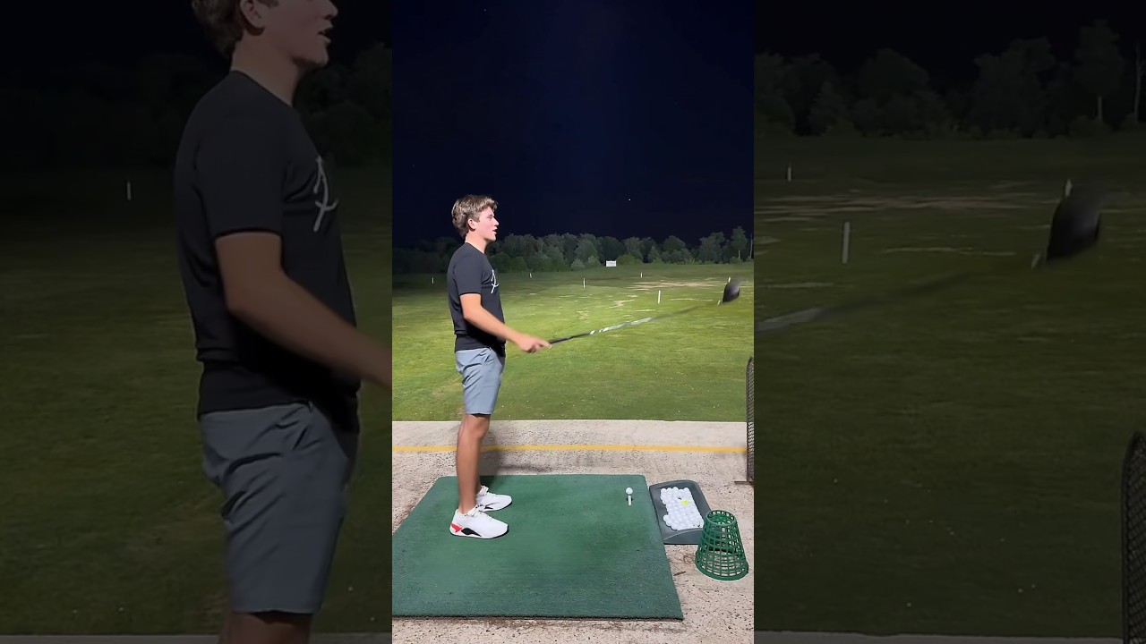 These fans challenged me to a long drive contest 😂 #golf #shortd