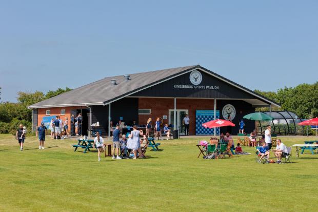 New sports pavilion and playing fields officially open for local club