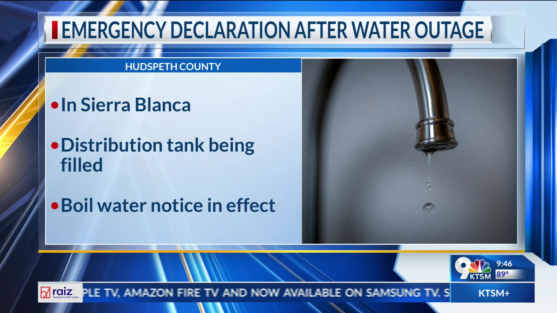 Hudspeth County declares emergency for water outage