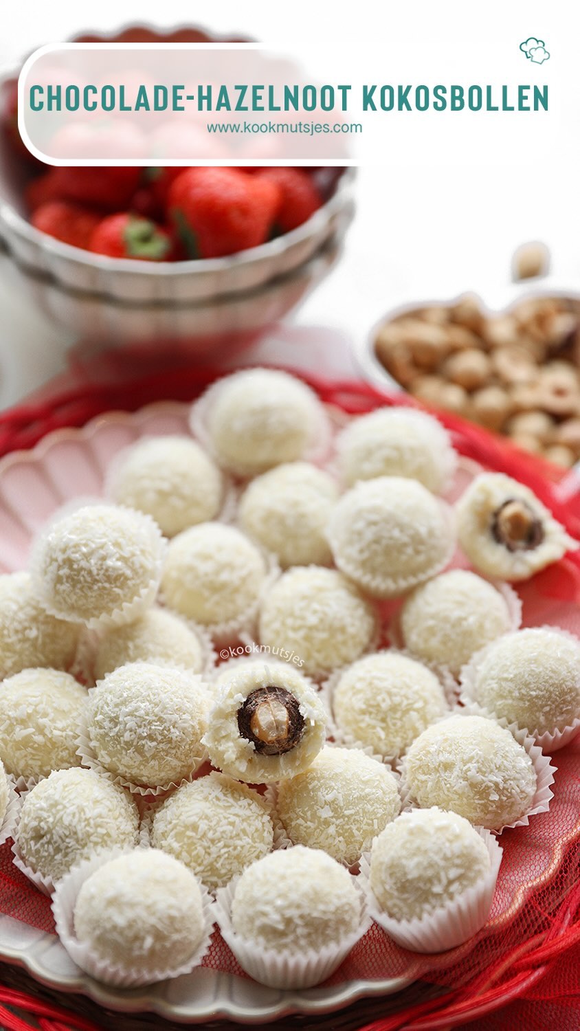 Chocolade hazelnoot kokosbollen romig en heerlijk