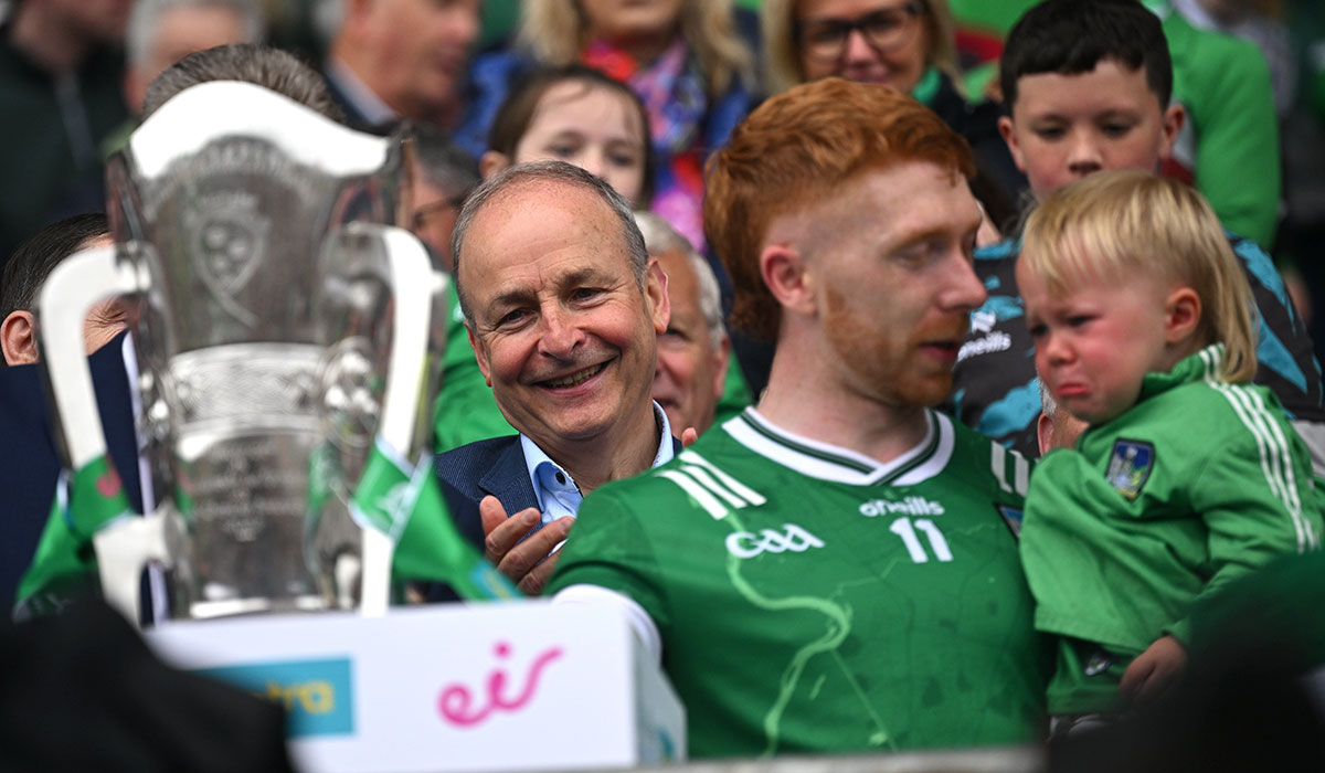 Pics: Limerick Captain Cian Lynch celebrates Munster win with twins and ...