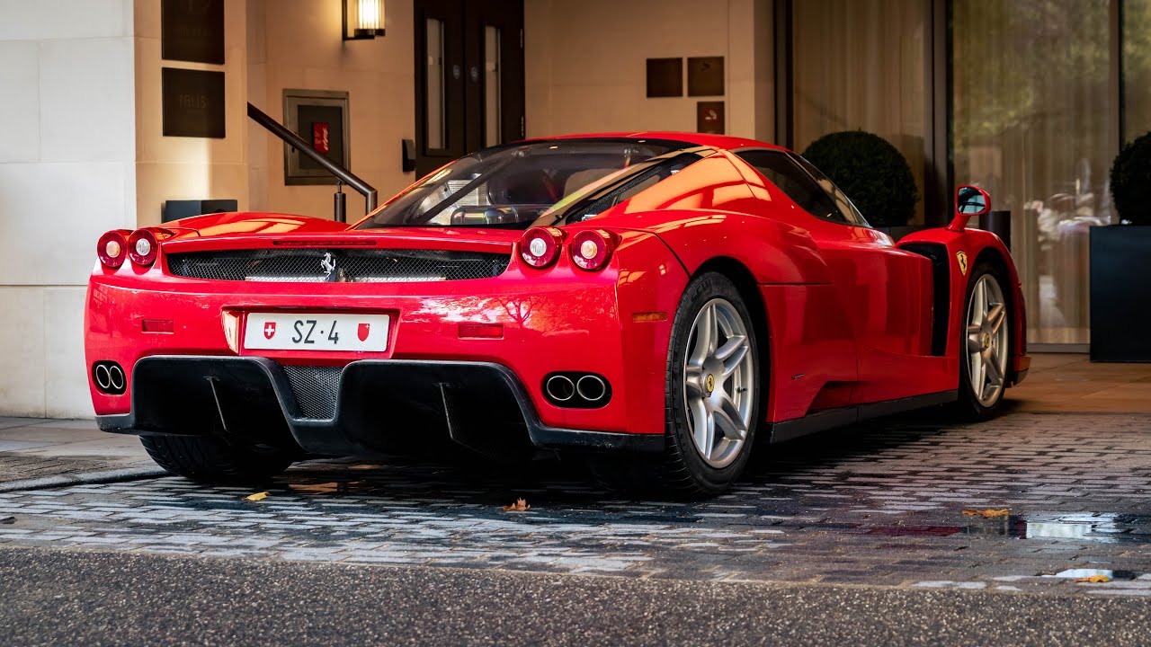 Spotting a rare Ferrari Enzo in central London