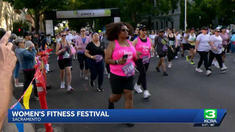 Thousands of women gather for Kaiser fitness festival in Sacramento