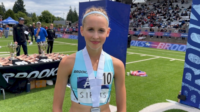 Mia Sirois reflects on runner-up finish in girls 2 mile at Brooks PR ...