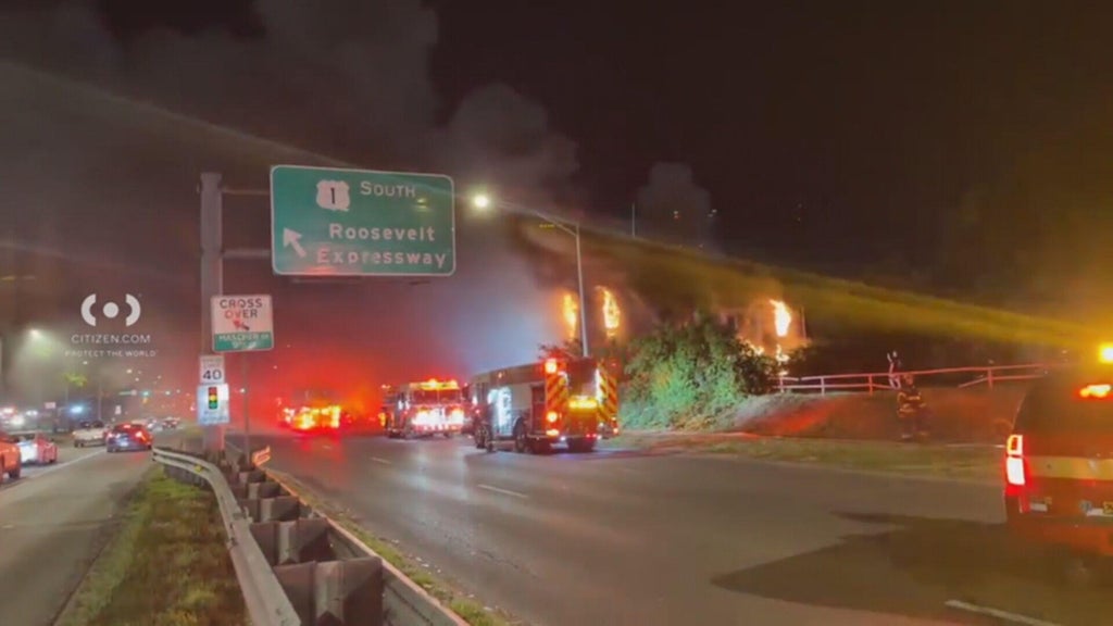 1 dead as massive fire rips through North Philadelphia home, northbound ...