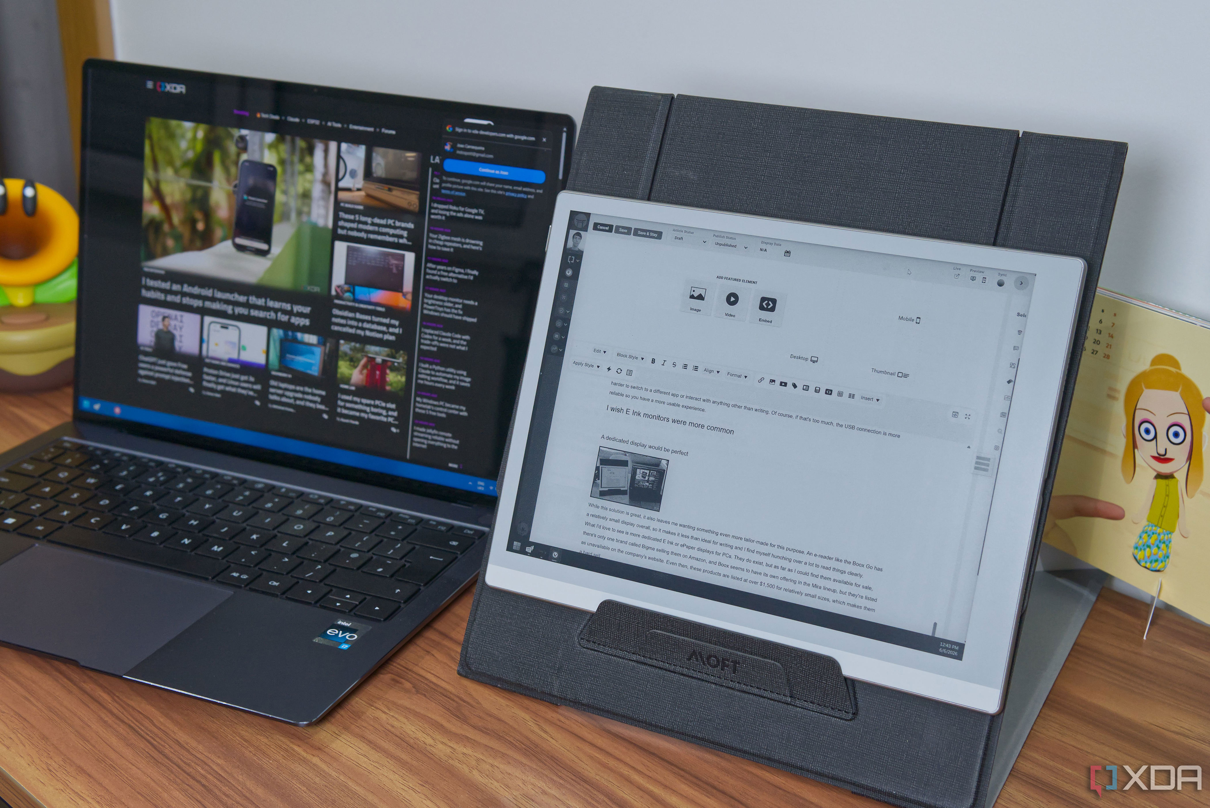 E-readers make terrible second monitors, and that's exactly why I use ...
