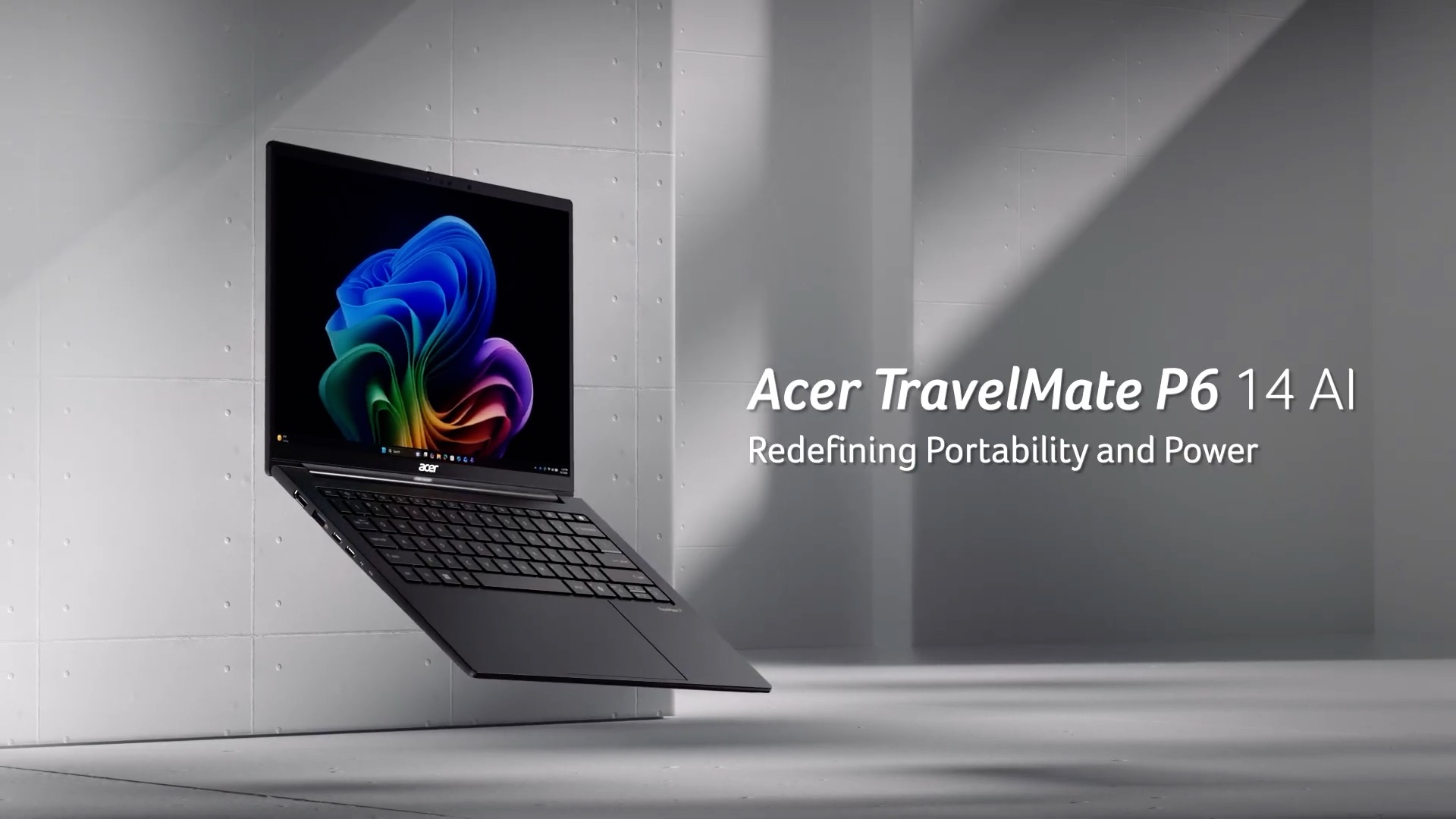 Acer TravelMate P6 14 AI redefining portability & power