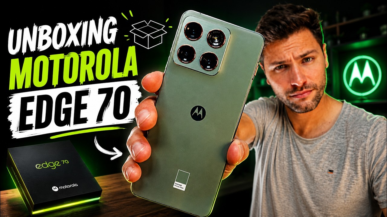 Motorola Edge 70 unboxing y primeras impresiones