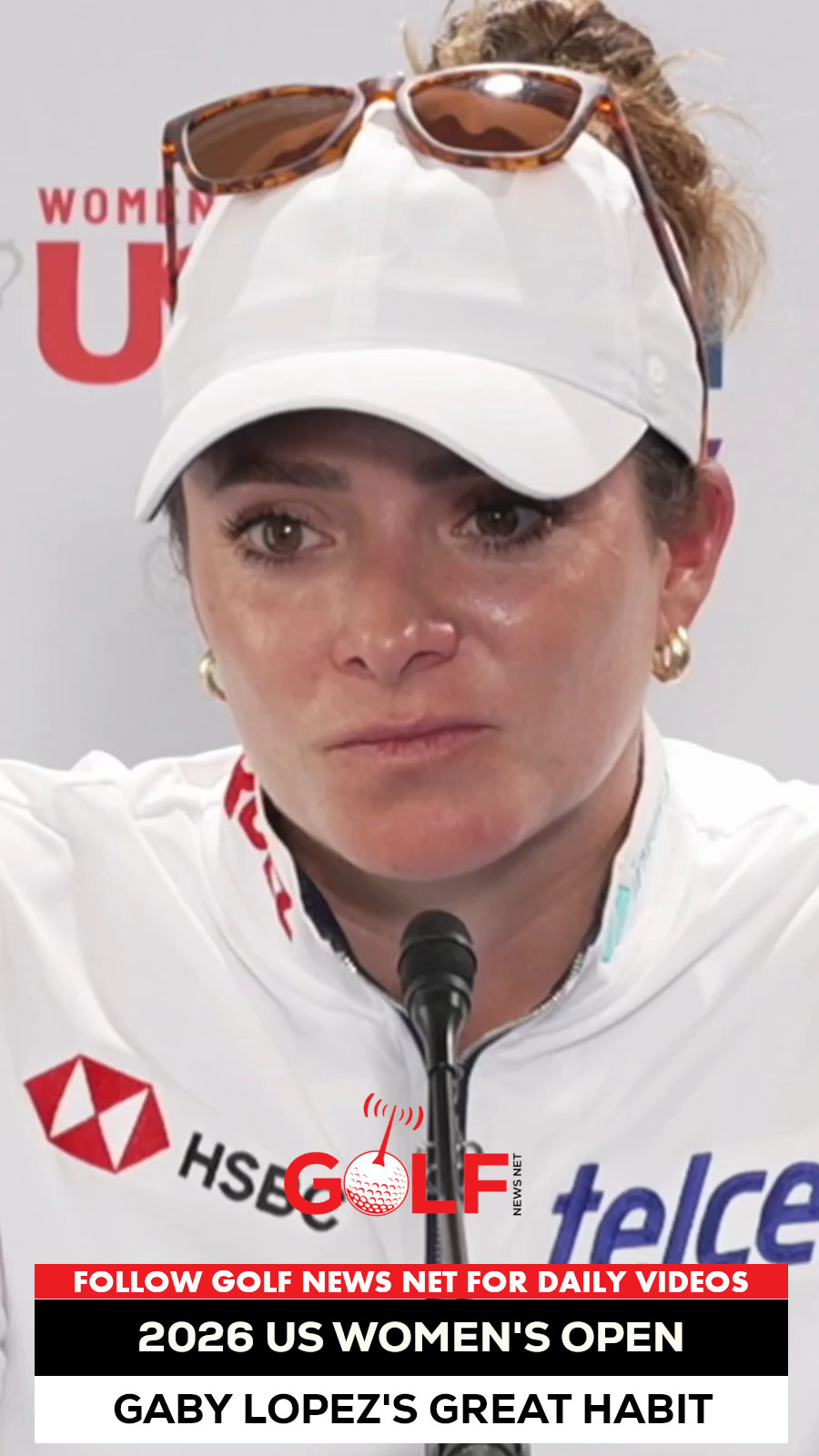 Gaby Lopez shares why she meets, thanks tournament course staff every week