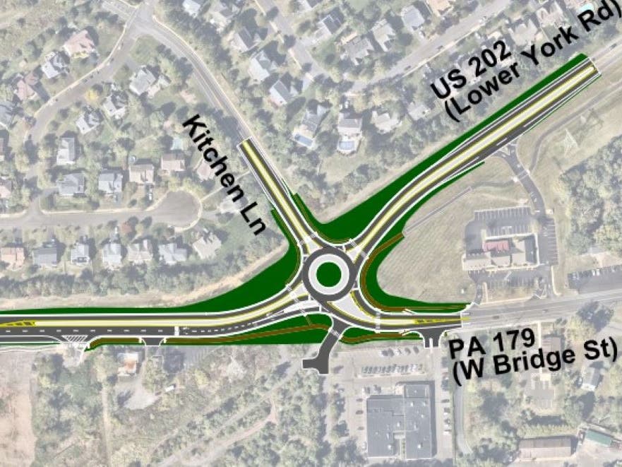 Plans to build $9.6M roundabout in Solebury topic of virtual meeting