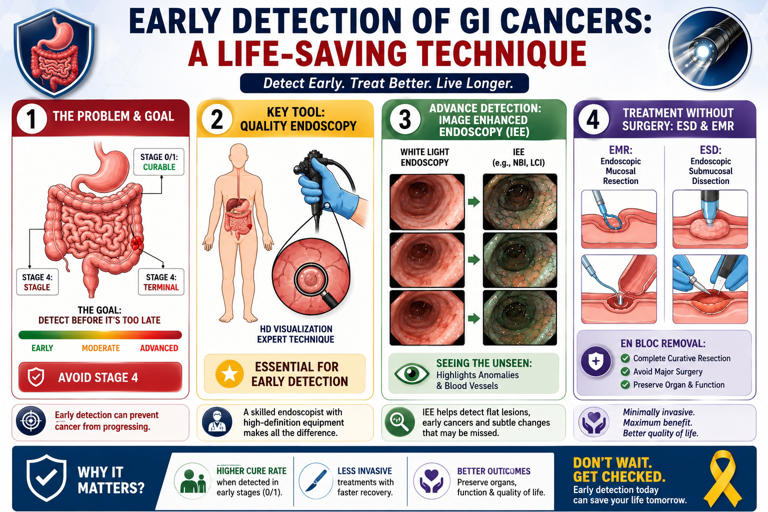 Persistent acidity and weight loss could be early signs of GI cancer