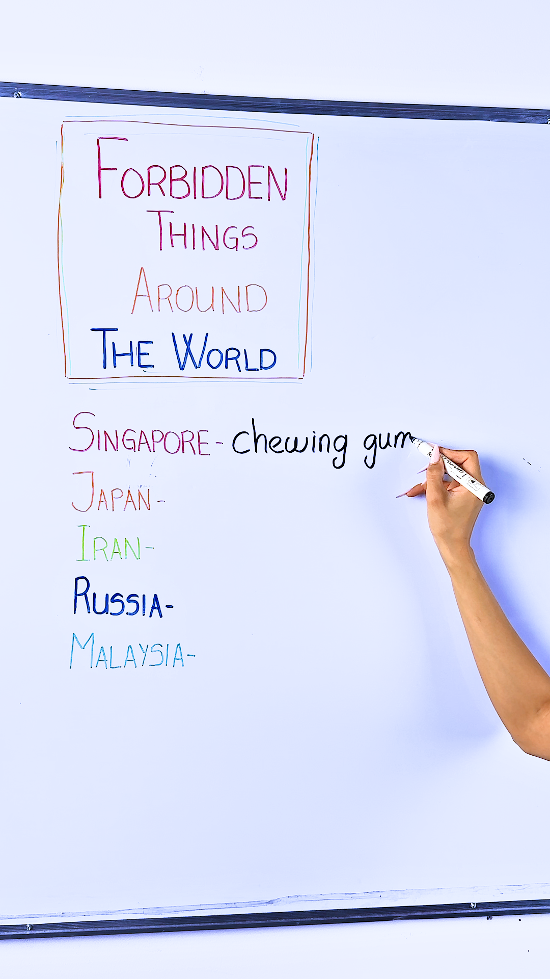 Strangest not allowed things around the world