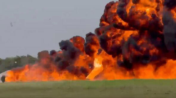 La Romana Airport crash: Private jet erupts into fireball during ...