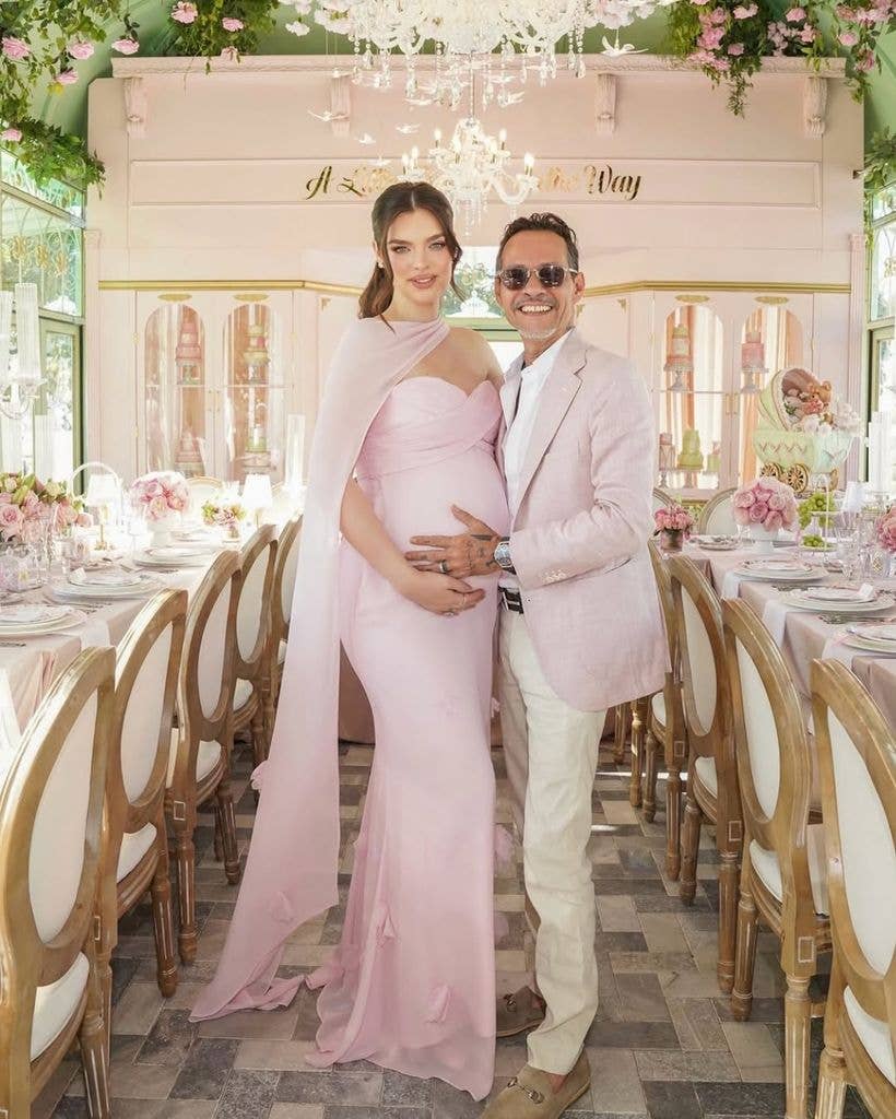 Inside Marc Anthony and Nadia Ferreira's lavish baby shower as they ...