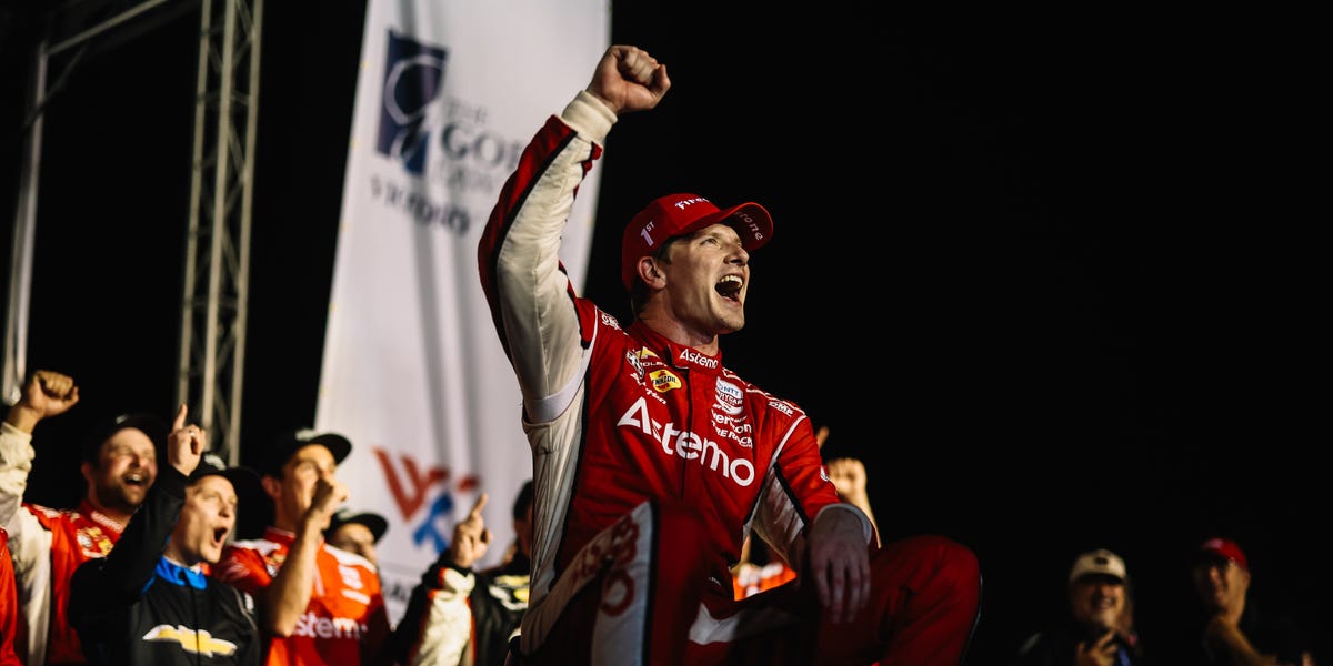 Newgarden stays above .500 at WWT Raceway, wins sixth race in rain ...