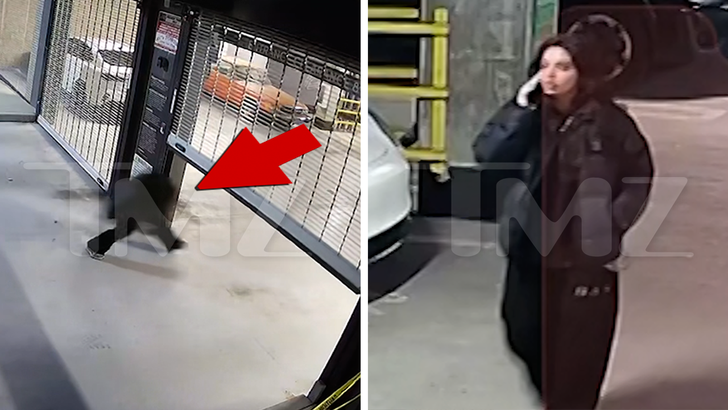 Huda Mustafa seen after sneaking into ex's baby mama's apartment complex