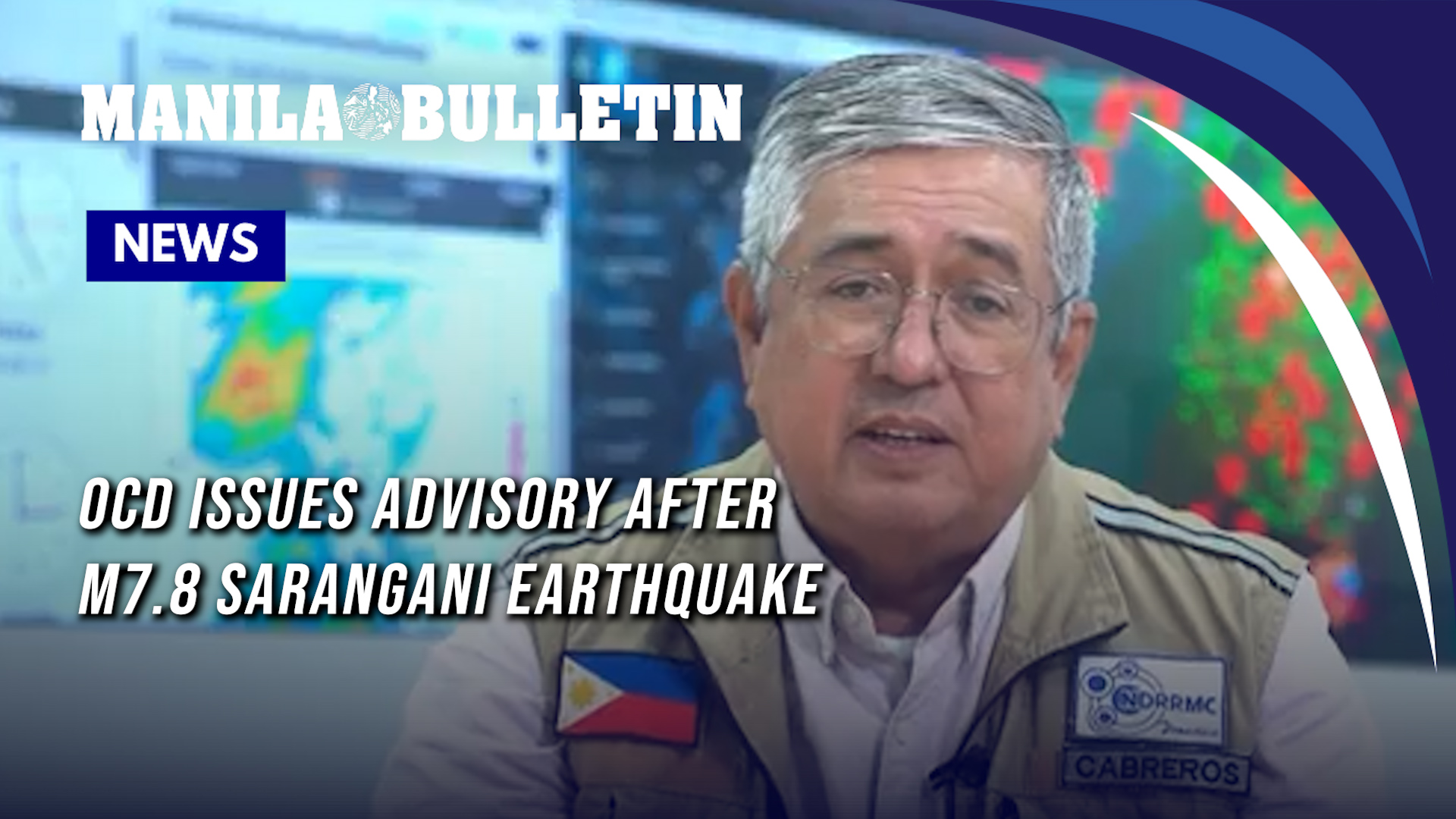 OCD issues advisory after M7.8 Sarangani earthquake