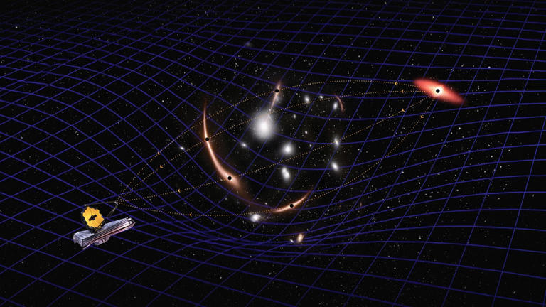 Record-breaking dormant black hole in early universe weighed by Webb