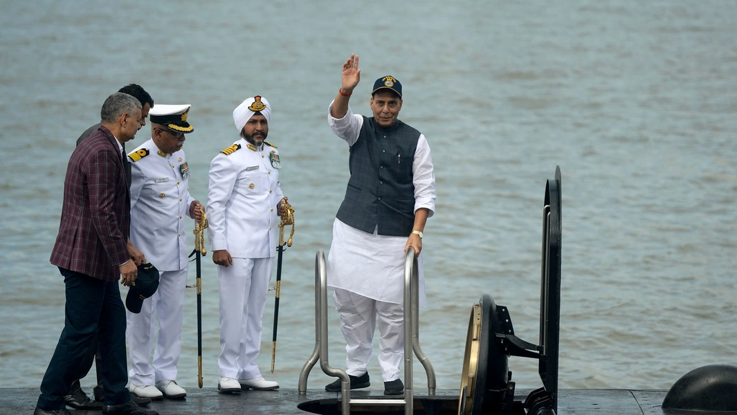 PM Modi unveils model of indigenous Project 76 submarine