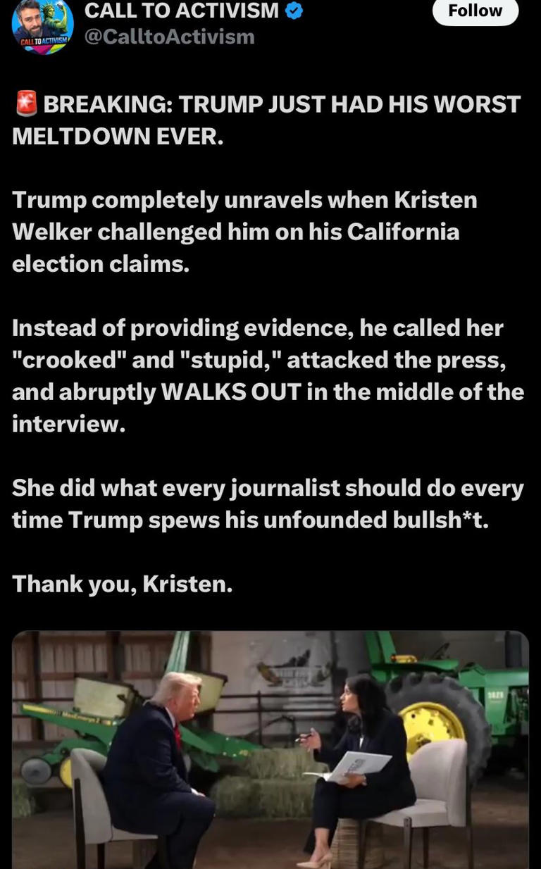 ‘You’re crooked or stupid’: Trump clashes with NBC journalist, ends ...