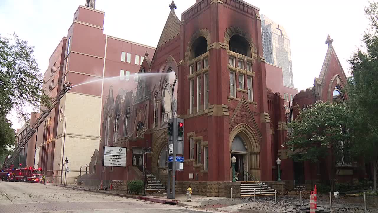 First Baptist Dallas breaks ground to rebuild historic sanctuary after ...