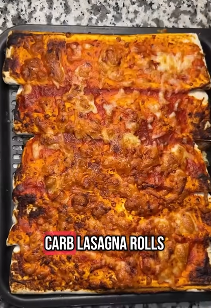 Low carb lasagna rolls for meal prep 🍝🔥 game changer on the weight loss ...