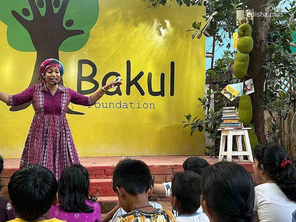 Schoolchildren win hearts with storytelling flair at Bhubaneswar event