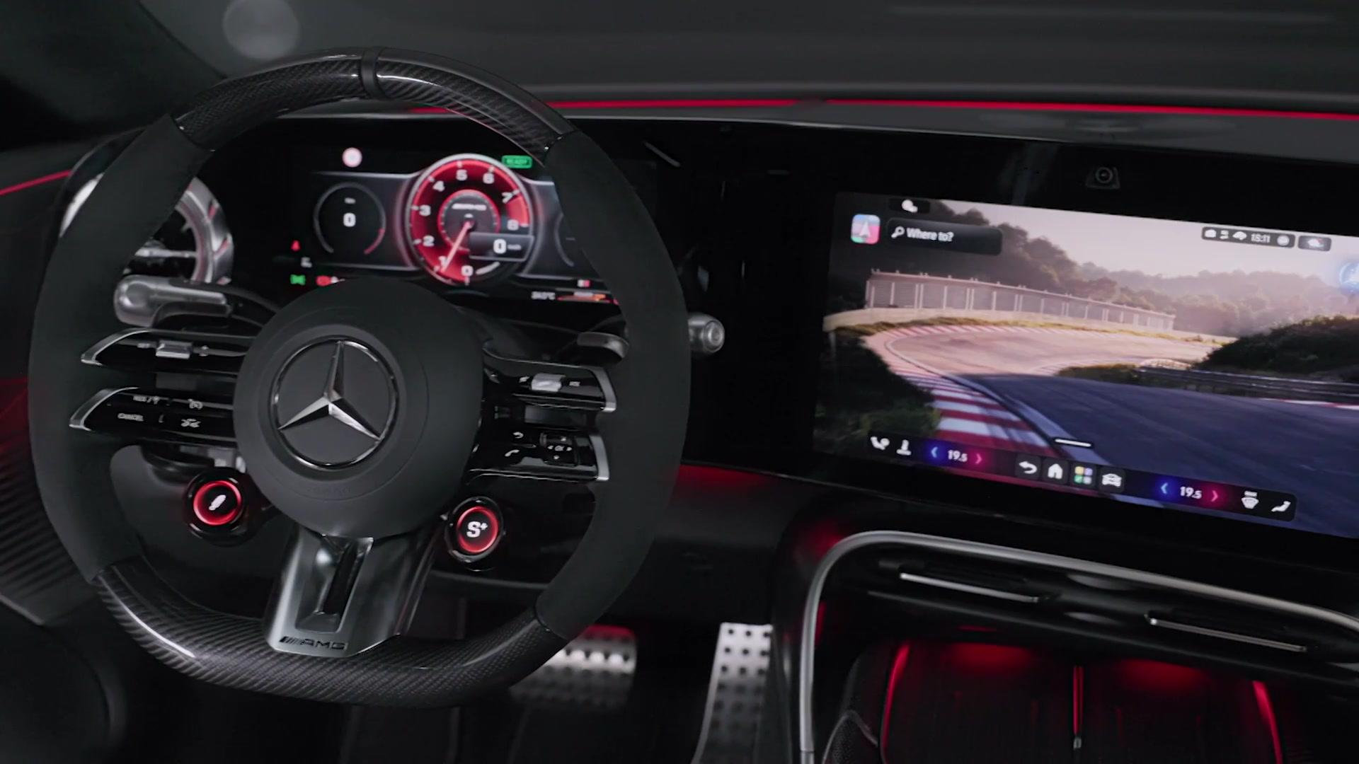 Mercedes-AMG GT 63 4-Door Coupé interior design in opalite white magno