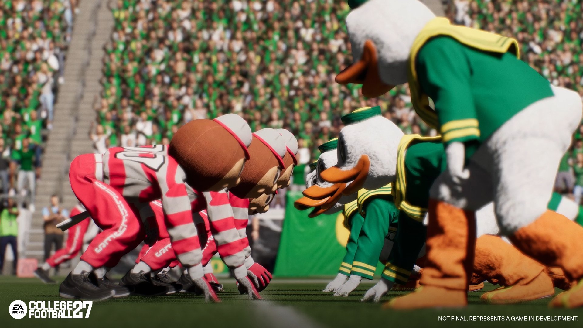 College football 27 mascot matchup details revealed