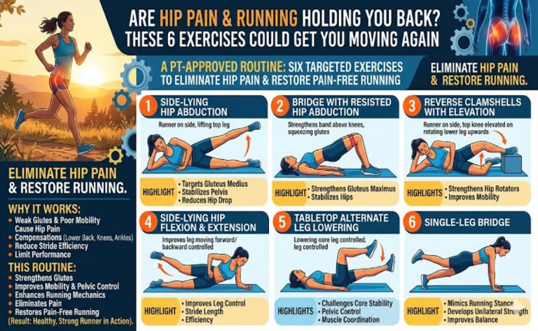 Are hip pain and running holding you back? These 6 exercises could get ...