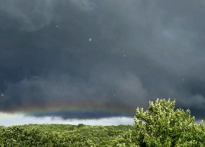 Pictures: Viewers share snapshots from strong storms on Sunday night